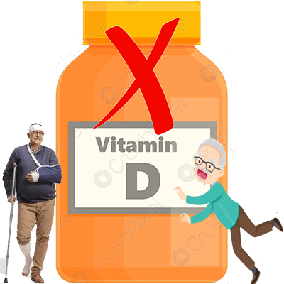 專家建議不要吃維他命 D 來預防骨折或跌倒 | Professorlin.com 科學的養生保健